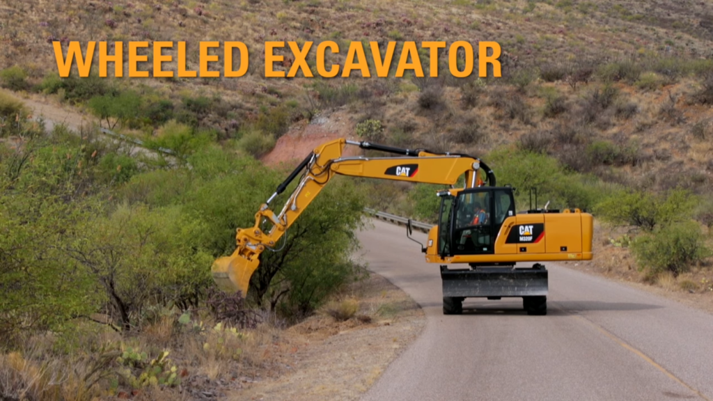 Cat wheeled excavator enables more efficient working | Industrial ...