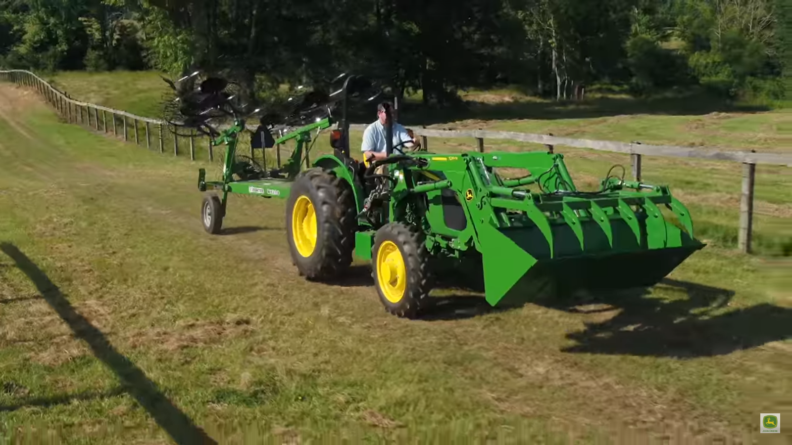 John Deere's 5E 3-cylinder tractor in action | Industrial Vehicle ...