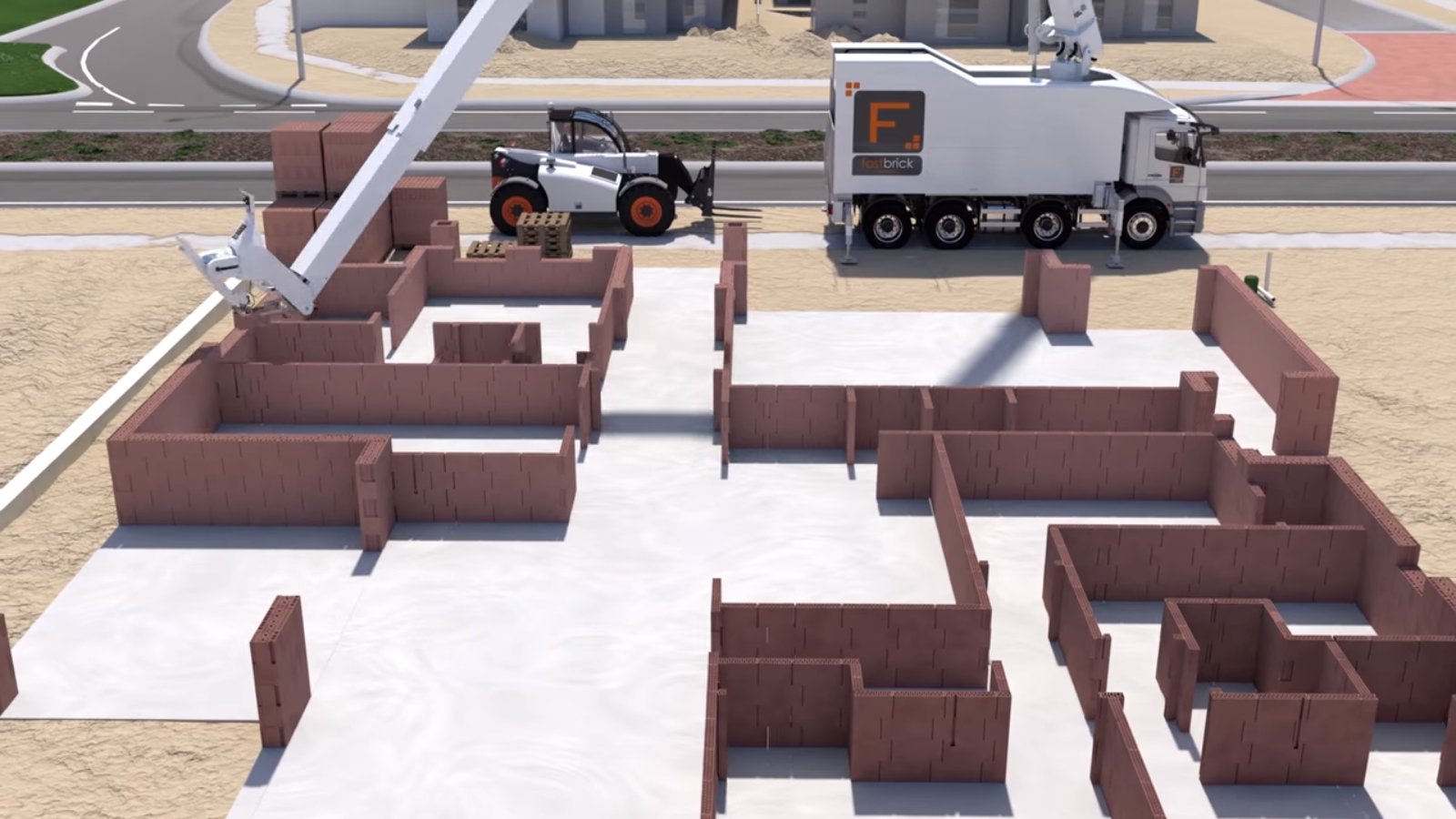 Robot bricklayer concept | Industrial Vehicle Technology International