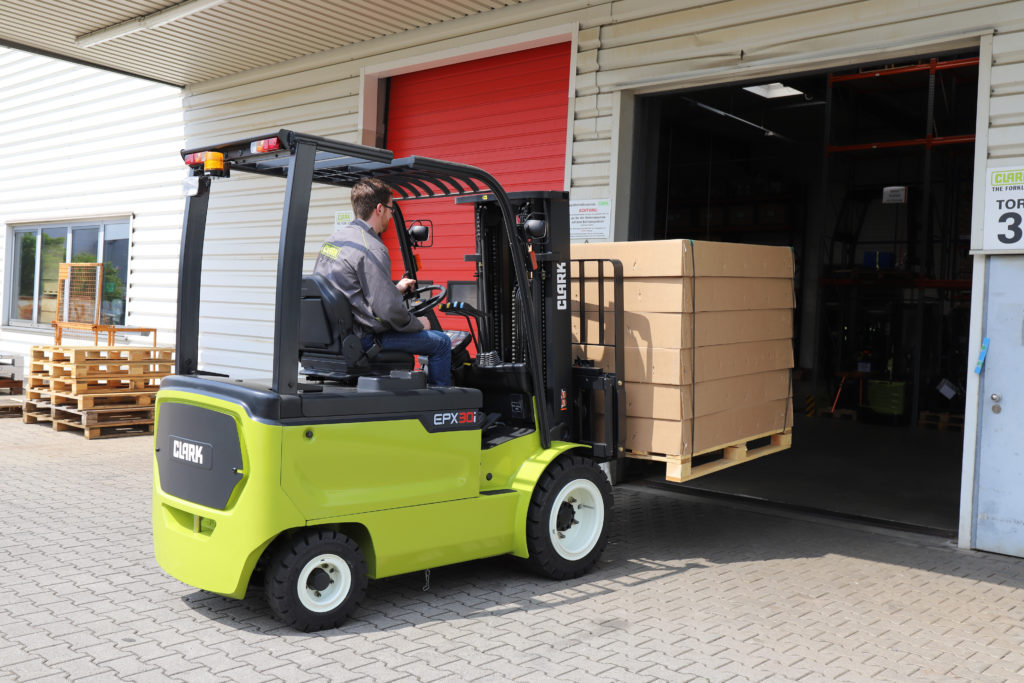 Clark's electric forklift to compete with IC versions | Industrial ...