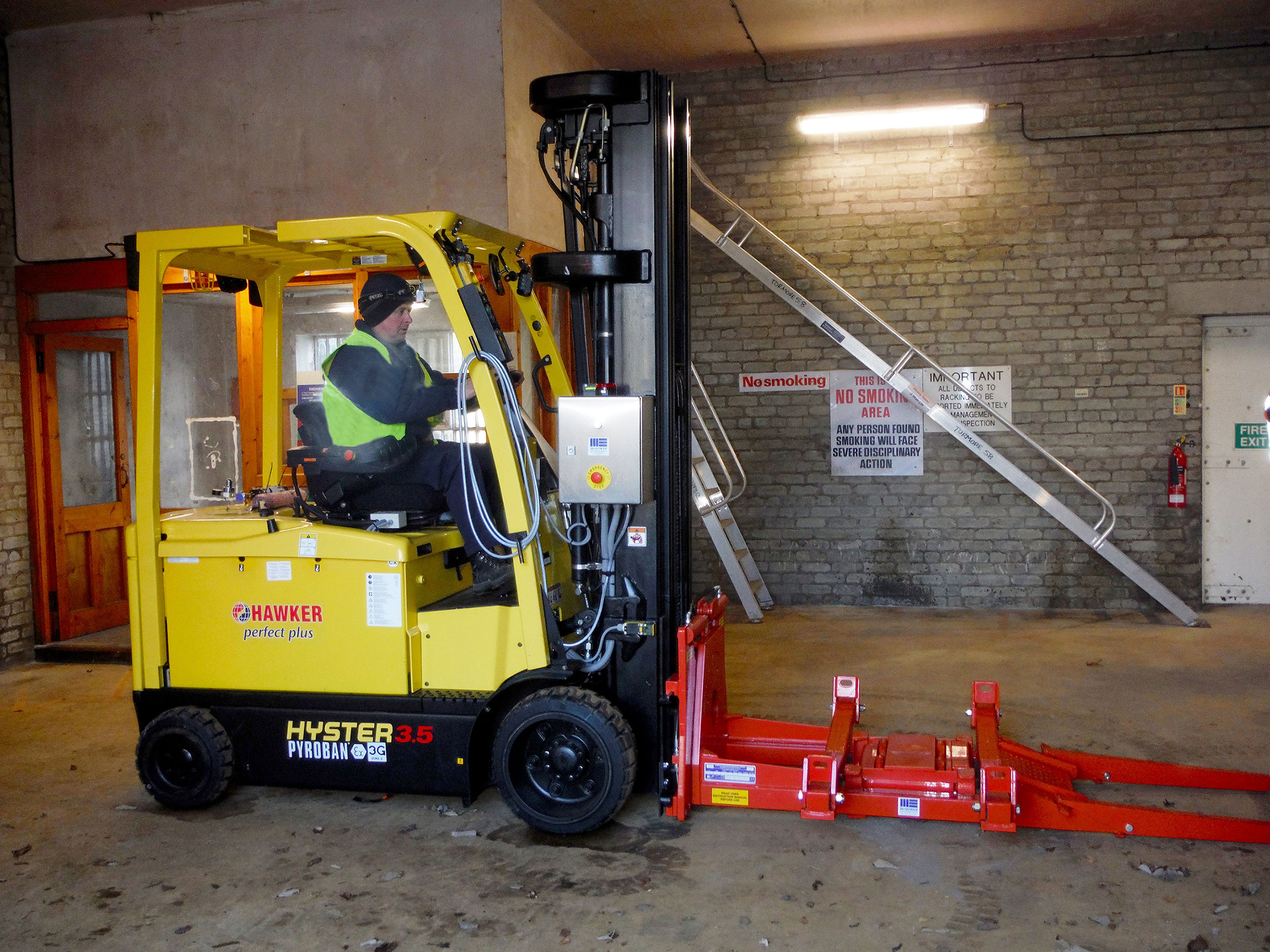 Pyroban reduces Chivas Brothers fire risk with adapted Hyster lift ...