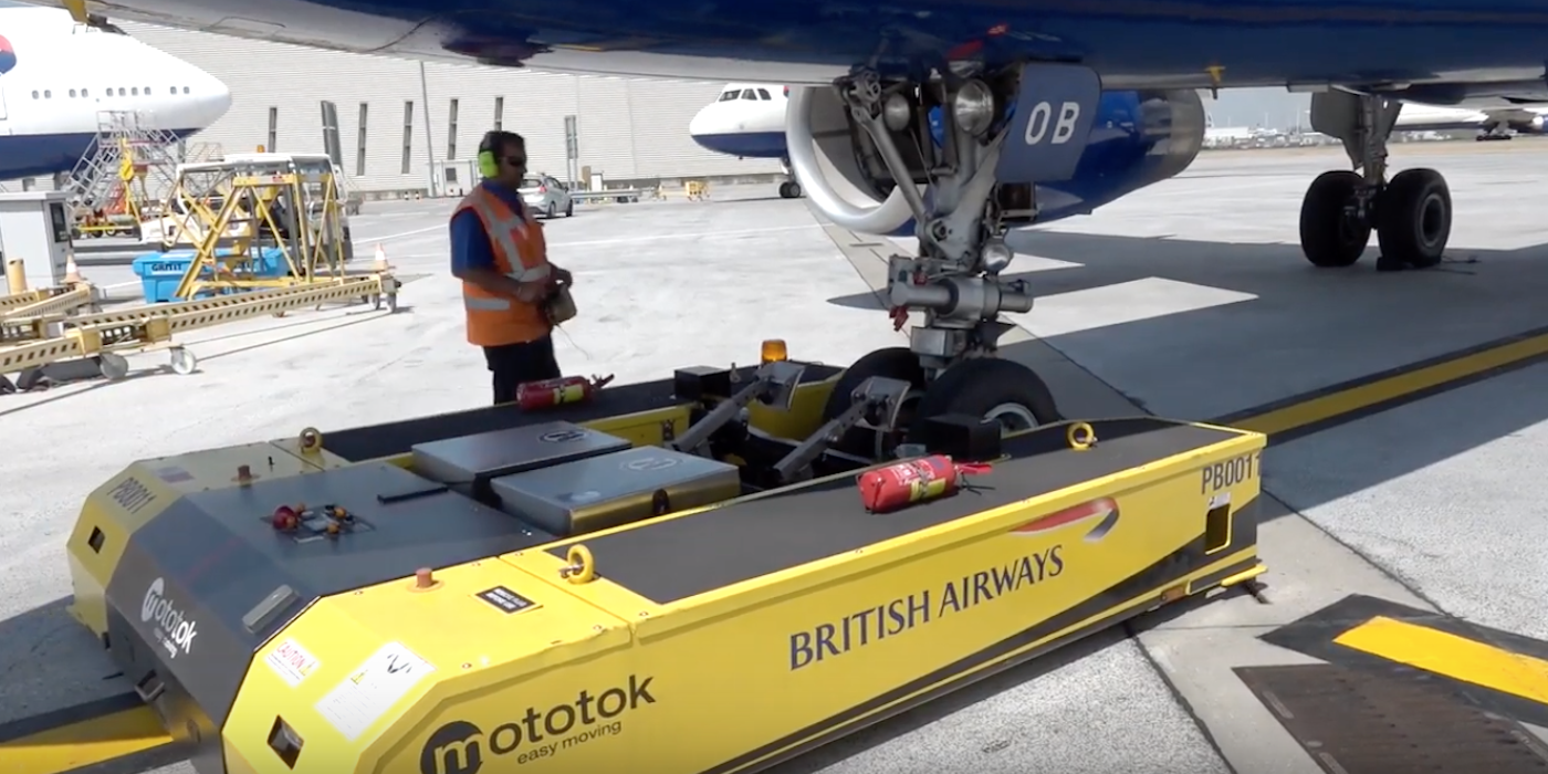 British Airways' Mototok tug milestone | Industrial Vehicle Technology ...