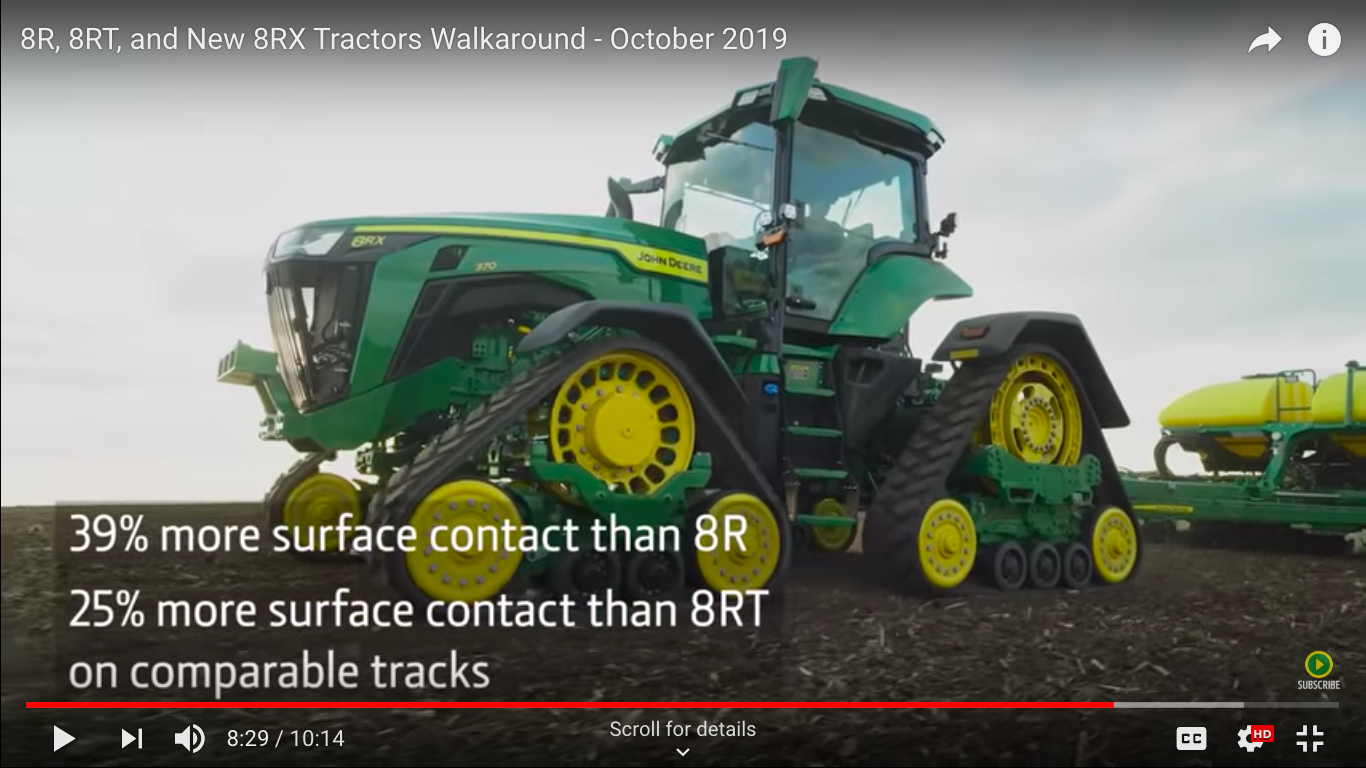 Walkaround of John Deere 8R, 8RT, and new 8RX tractors | Industrial ...