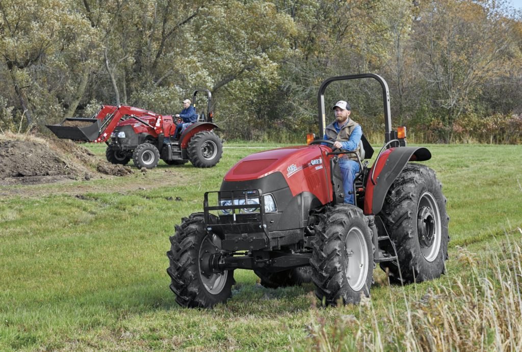 Case Tractor In Field