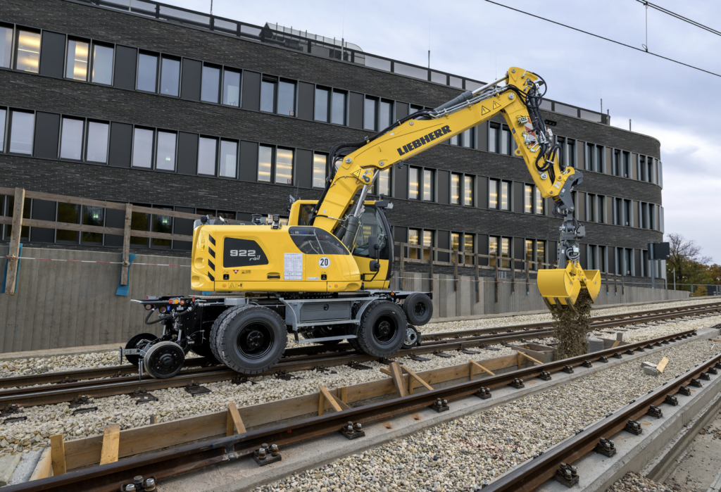 Liebherr unveils new railroad machine | Industrial Vehicle Technology ...