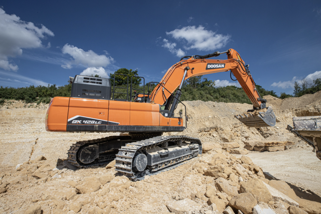 Ultra-efficient Stage V excavator launched by Doosan | Industrial ...
