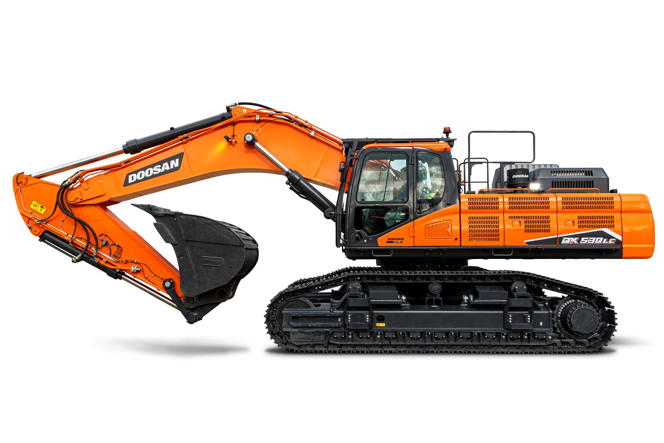 New features offered on Doosan large crawler excavators | Industrial ...