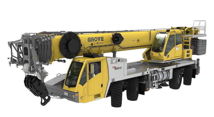 Manitowoc unveils new four-axle Grove truck crane | Industrial Vehicle ...