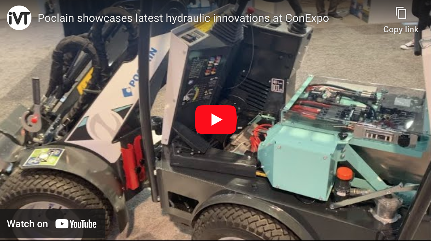 CONEXPO VIDEO: Poclain showcases latest hydraulic innovations ...
